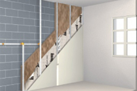 Isoler un mur par l’intérieur avec une contre-cloison
